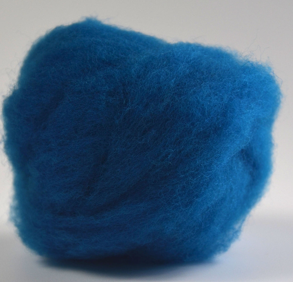 BRILLIANT BLUE- American Farm Wool- Merino Wool Roving for Felting, Sp ...